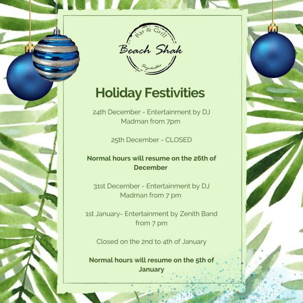 New Year's Weekend Parties - What's on this weekend in Seychelles ...
