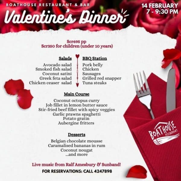What's On Valentines Day in Seychelles 2024 - Inside Seychelles